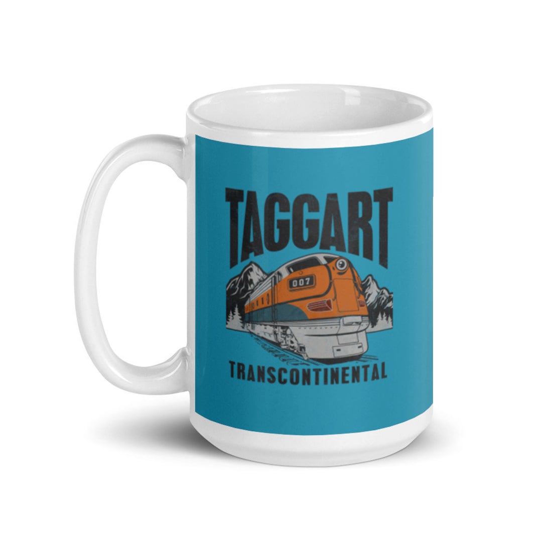 Taggart Transcontinental Railroad Ayn Rand Atlas Shrugged Glossy Mug - Etsy