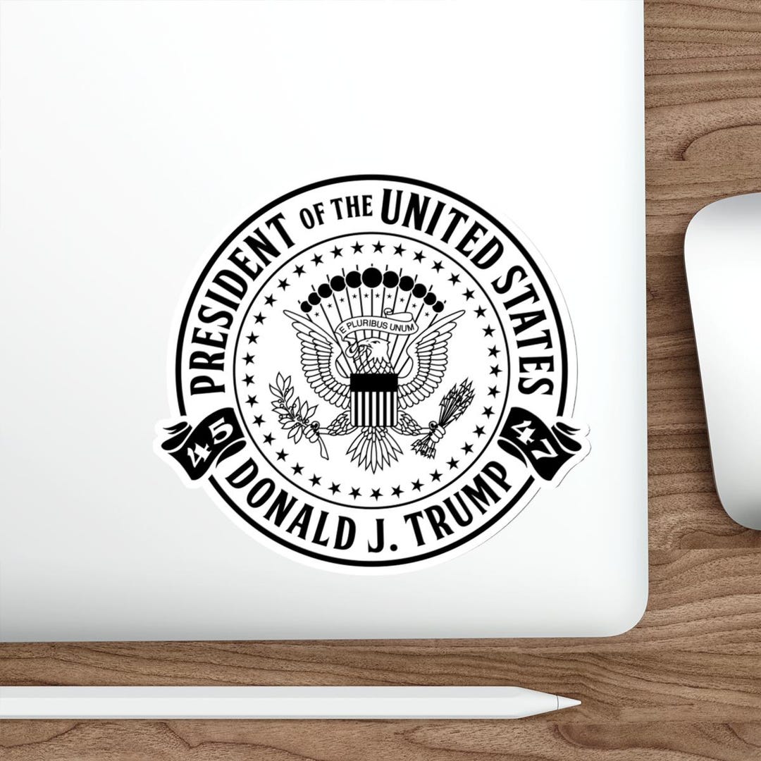 Donald Trump Presidential Seal, 45, 47 President Support, MAGA, Vinyl ...