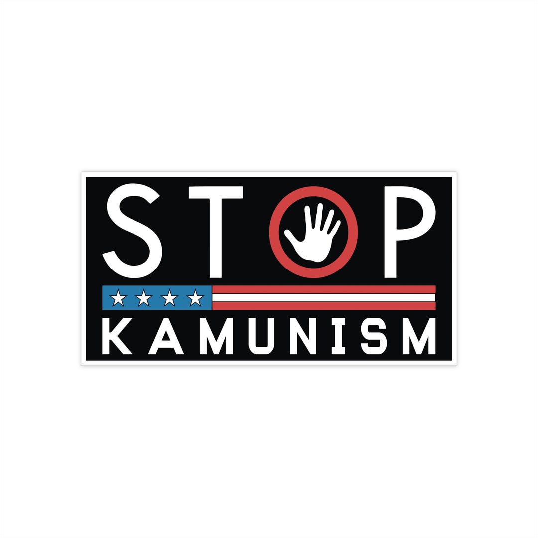 Stop Kamunism Bumper Sticker Car Sticker Cooler Sticker Waterproof ...
