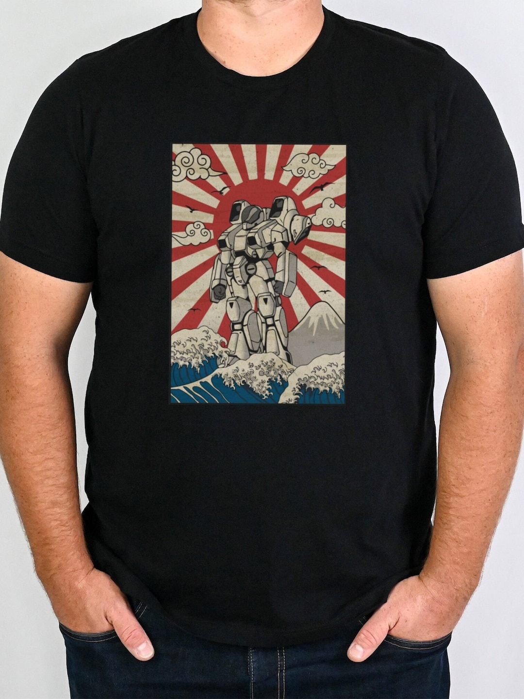 Mecha Anime Robot Suite, Japanese Anime Fan Shirt, Mech Suite, Giant ...