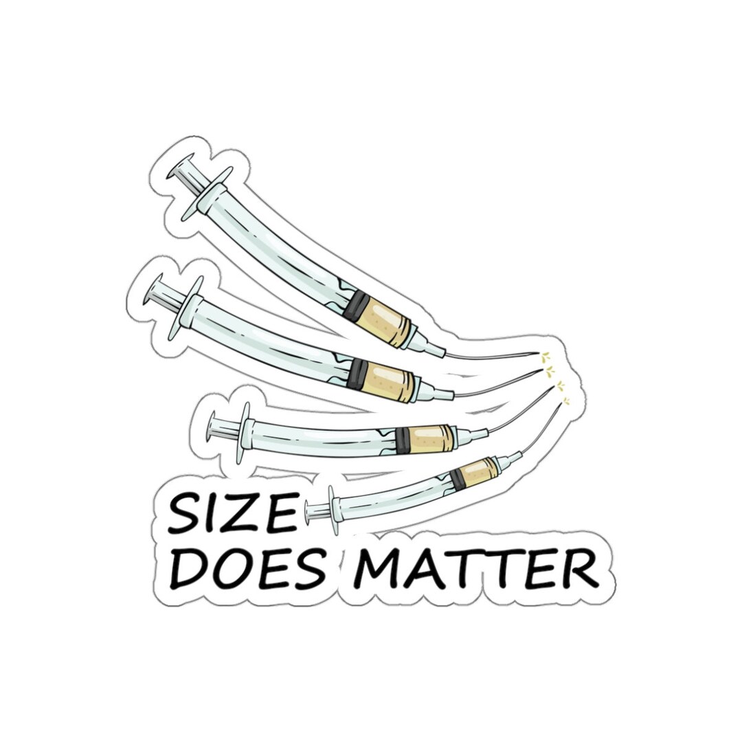 Funny Nursing Sticker, Nurse Gift, Medical Worker Gift, Size Does ...