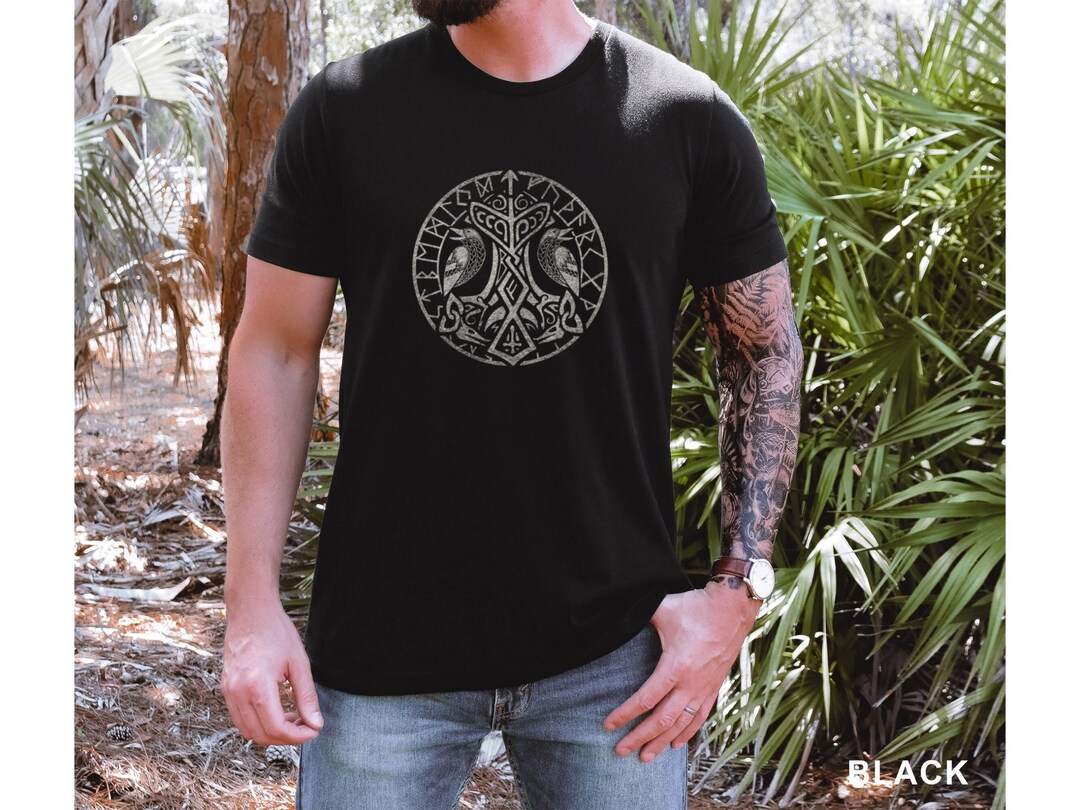 Viking Nordic Norse Mythology Ragnar Heritage Valhalla Rune Odin Hammer ...