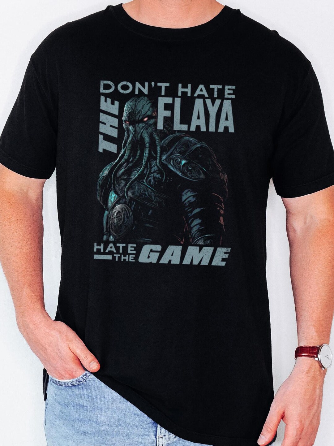 Funny DND Dungeon Master Meme, Don't Hate the Flaya, DND Cthulu, Gift ...