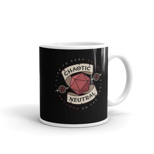 Funny Chaotic Neutral DND Dungeon Master RPG Tabletop Games Mug - Etsy