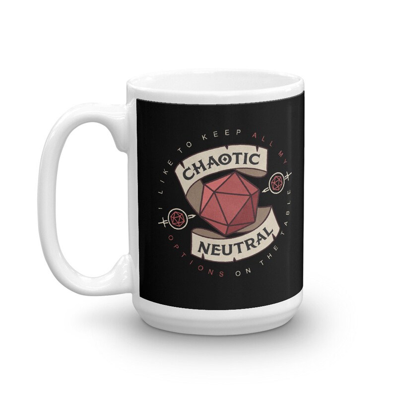 Funny Chaotic Neutral DND Dungeon Master RPG Tabletop Games - Etsy