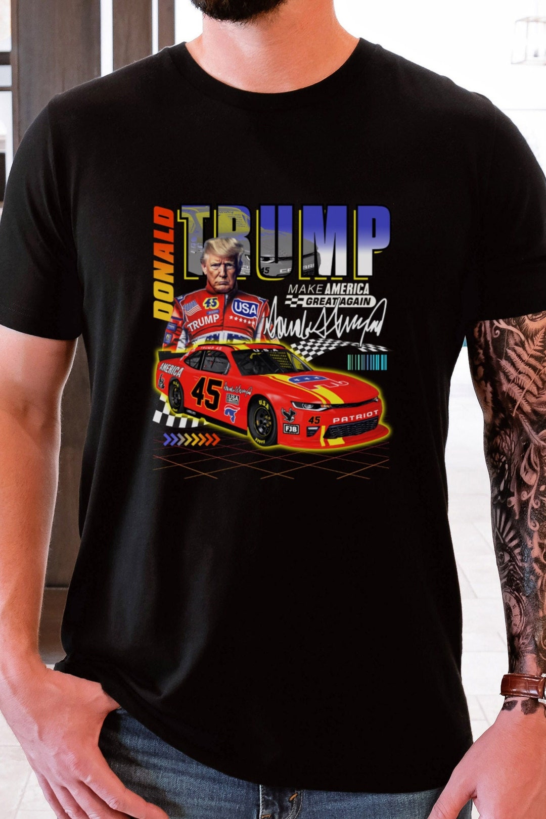 Donald Trump Election 2024 Make America Great Again Racing Trump Race ...