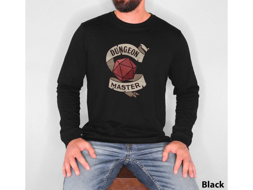 Dungeon Master Game Master DM GM RPG Tabletop Games Dnd D20 Long Sleeve ...
