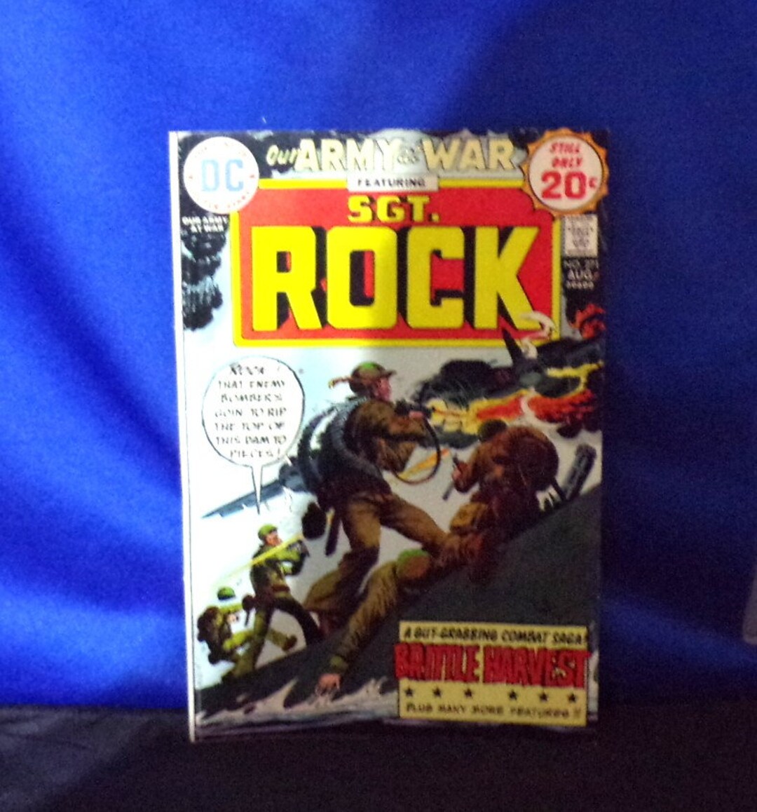 1974 DC Our Army at War Featuring Sgt. Rock - Etsy