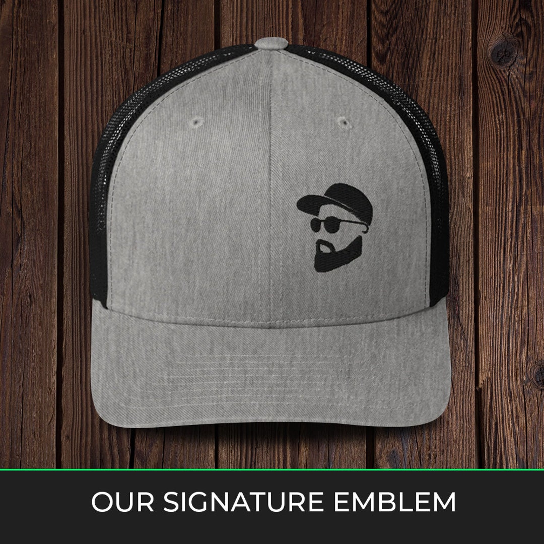 The Bearded Dad Club Snapback Trucker Hat, Father's Day Gift, Dad Beard ...