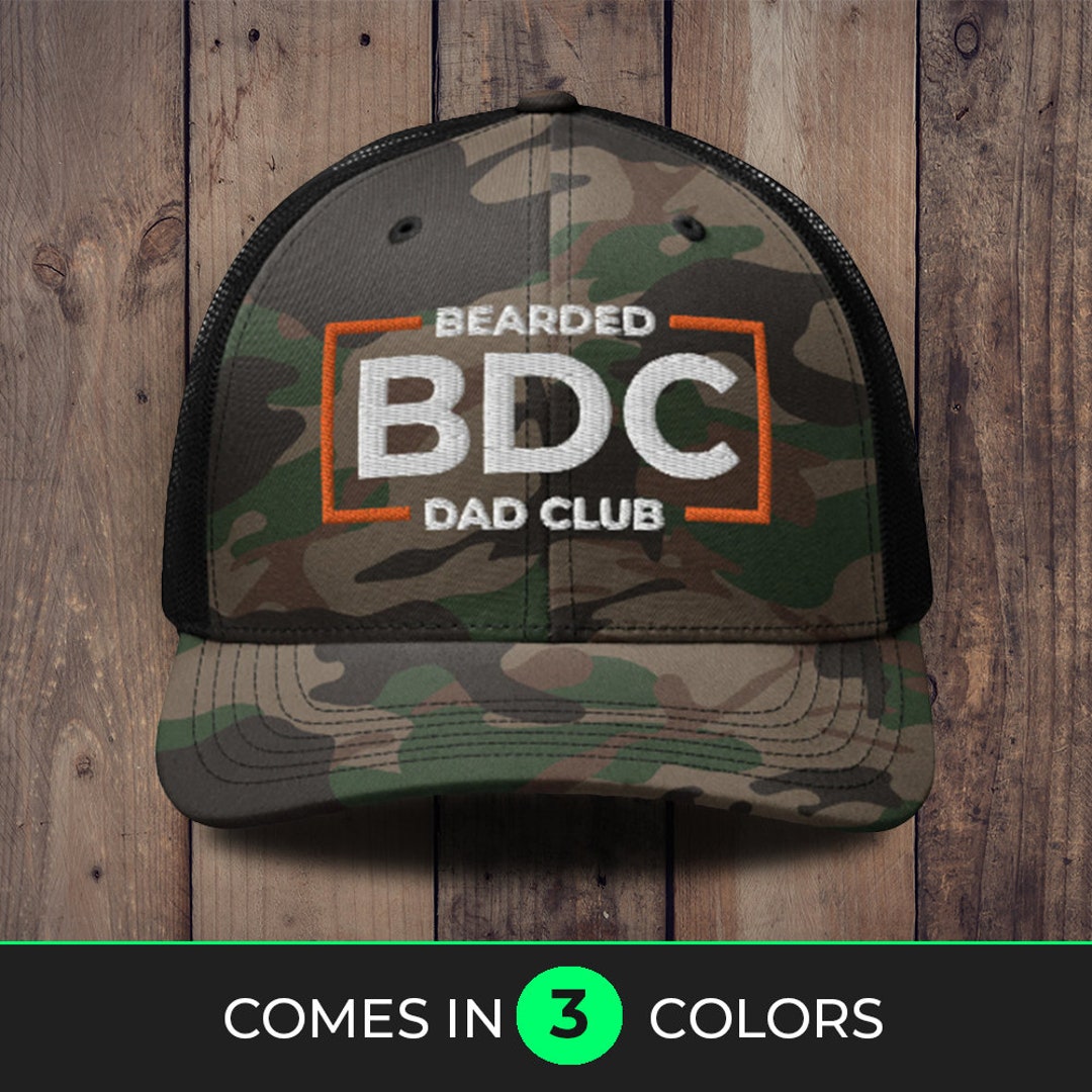 Bearded Dad Club | BDC Camo Hunting Trucker Hat - Etsy