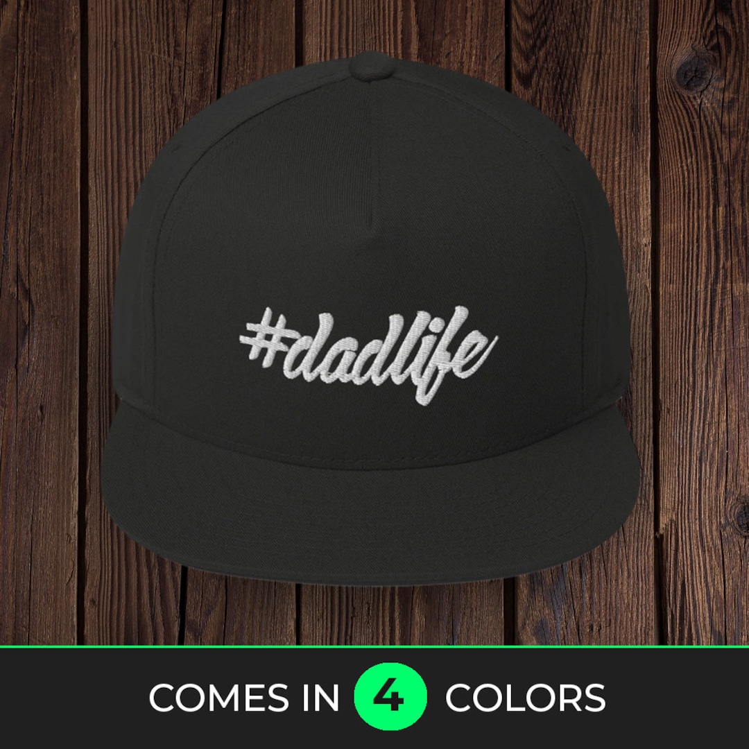 Dad Life Flat Bill Hat Worlds Best Dad Snapback Hat, Funny Dad Gift - Etsy