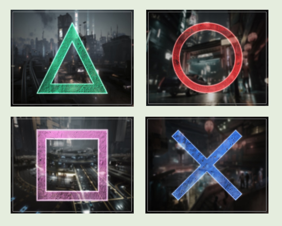 Game Room Playstation Posters Set of 4 Instant Download - Etsy