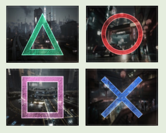 Game Room Playstation Posters Set of 4 Instant Download - Etsy