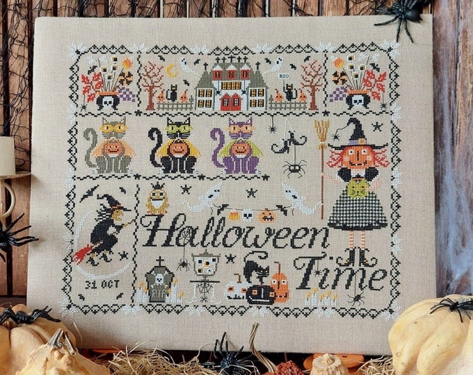 Crocette A Gogo • "halloween Sampler" • Counted Cross Stitch Chart ...