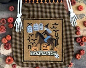 TERESA KOGUT Creative Whims silhowitches Quaker Counted Cross Stitch ...