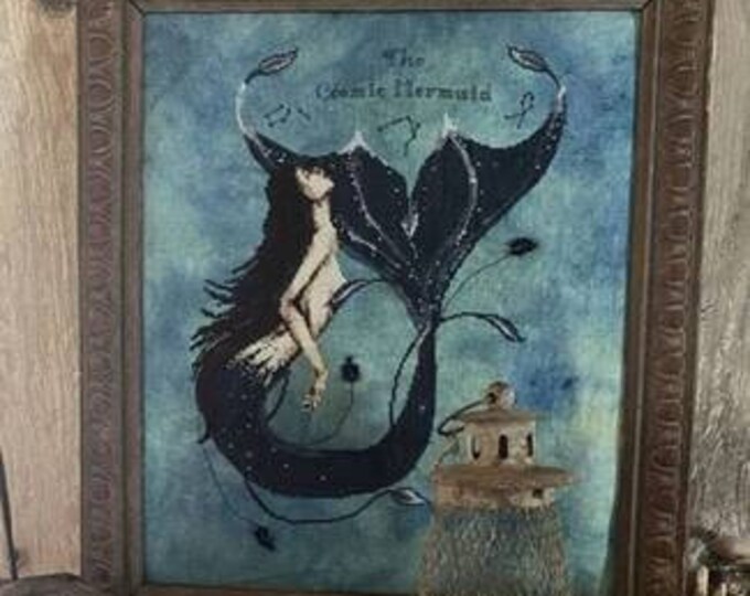 THREADWORK PRIMITIVES • "common Thread" • Counted Cross Stitch Pattern • Chart • Stitcher's Mat ...