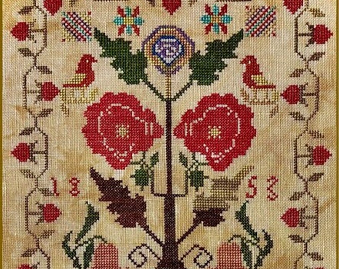 NEEDLEWORK PRESS "m + A 1853" A Sampler, Counted Cross Stitch Pattern ...