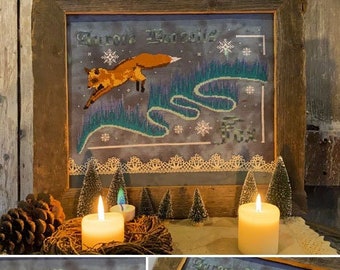 THREADWORK PRIMITIVES • "common Thread" • Counted Cross Stitch Pattern • Chart • Stitcher's Mat ...