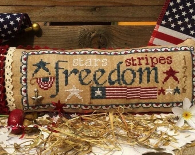 ROVARIS "freedom" Counted Cross Stitch Pattern Plus CHARM is Included ...