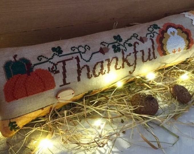 ROVARIS thankful Counted Cross Stitch Pattern includes Charm Too ...