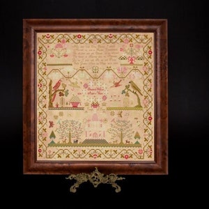 Hands Across the Sea Samplers "elizabeth Weston, Circa 1830" Counted ...