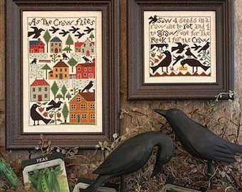 PRAIRIE SEASONS, the Prairie Schooler Counted Cross Stitch Leaflet ...