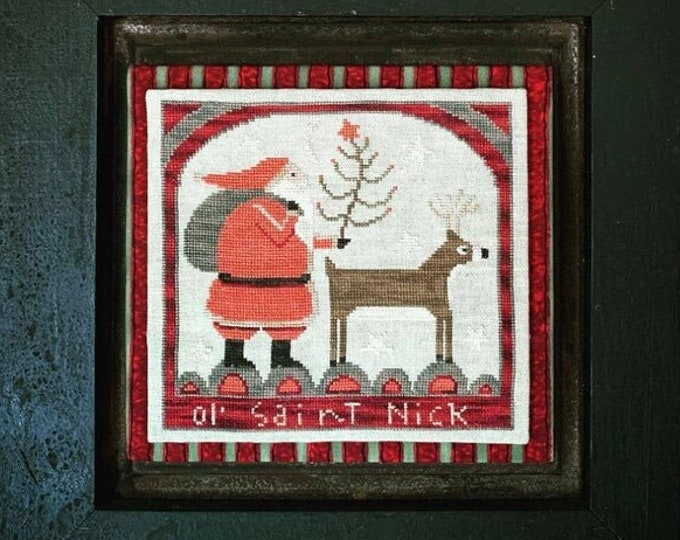 TERESA KOGUT "ol' St Nick" • Counted Cross Stitch Pattern • Christmas ...