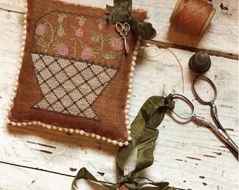 STACY NASH PRIMITIVES "pins, Needles & Scissors" Counted Cross Stitch ...