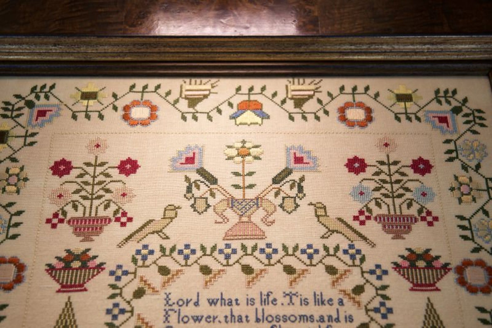 Hands Across the Sea Samplers "mary Lock 1832" Counted Cross Stitch ...