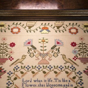 Hands Across the Sea Samplers "mary Lock 1832" Counted Cross Stitch ...