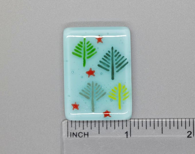 BEAU VERRE ART "lizzy Clark Fused Glass Needle Minder" • Fused Glass ...