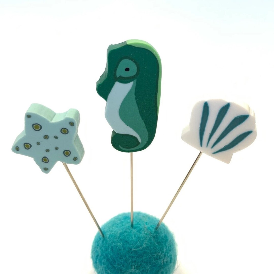 JUST ANOTHER BUTTON Company "pin-mini: Ocean - Pins" 3-pc. Set, JPM412 ...