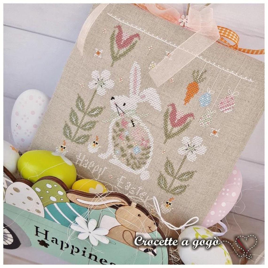 CROCETTE A GOGO "easter Trio Set" • Counted Cross Stitch Pattern ...