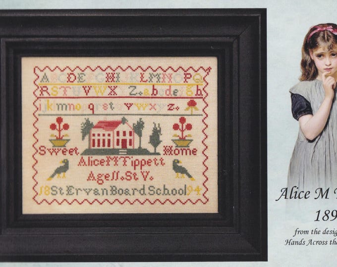 Hands Across the Sea Samplers "sally Stansfield 1841" Counted Cross ...