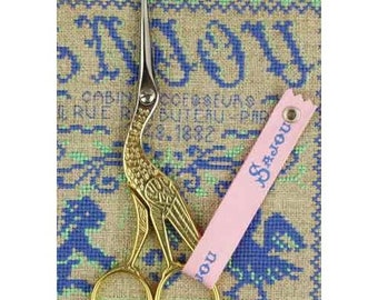 MAISON SAJOU SCISSORS Mother of Pear Style Scissors S Handmade in ...