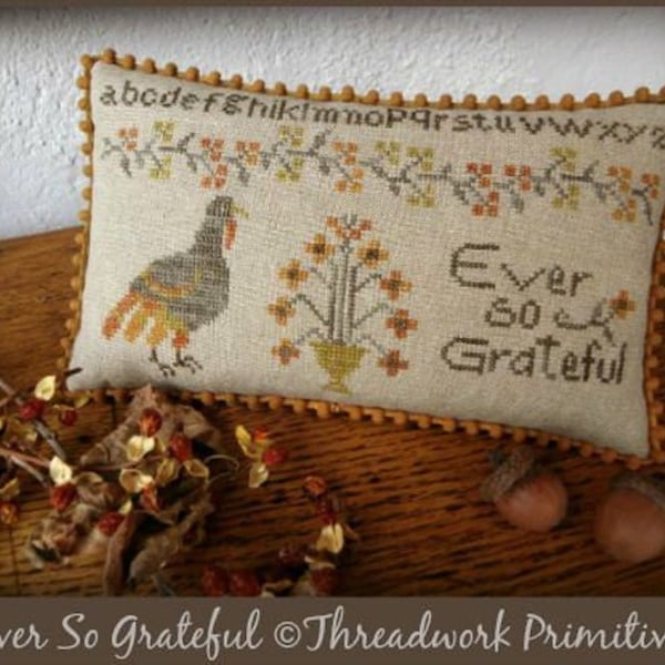 Threadwork Primitive Cross Stitch - Etsy