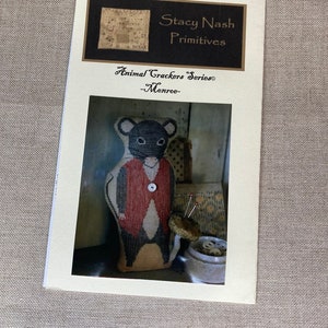 STACY NASH PRIMITIVES "animal Crackers Series - Monroe" Counted Cross ...