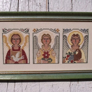 ANGELS by the Prairie Schooler Counted Cross Stitch Pattern, Christmas ...