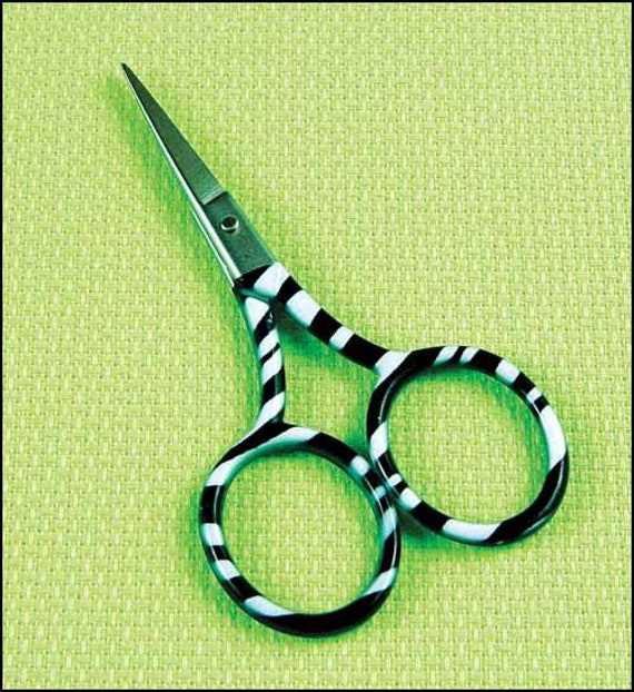 YARN TREE Zebra Black and White Embroidery Scissors Premium - Etsy