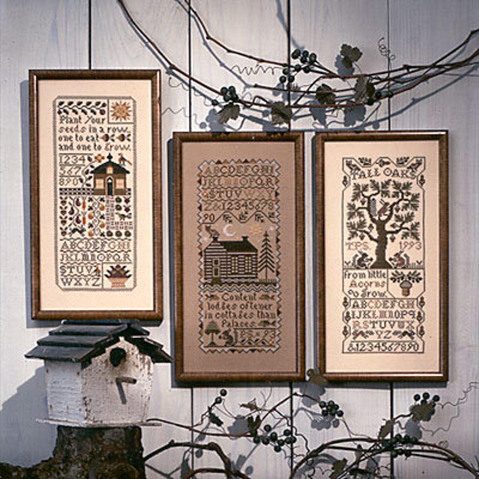 The Prairie Schooler "band Samplers", Counted Cross Stitch, Alphabet ...