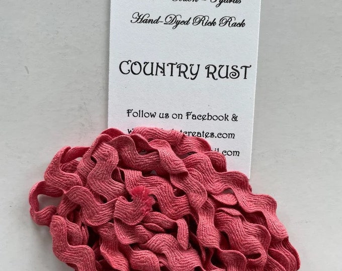 COUNTRY RUST ~ Rick Rack Trim by Lady Dot • 3 Continuous Yards • 1/2 ...