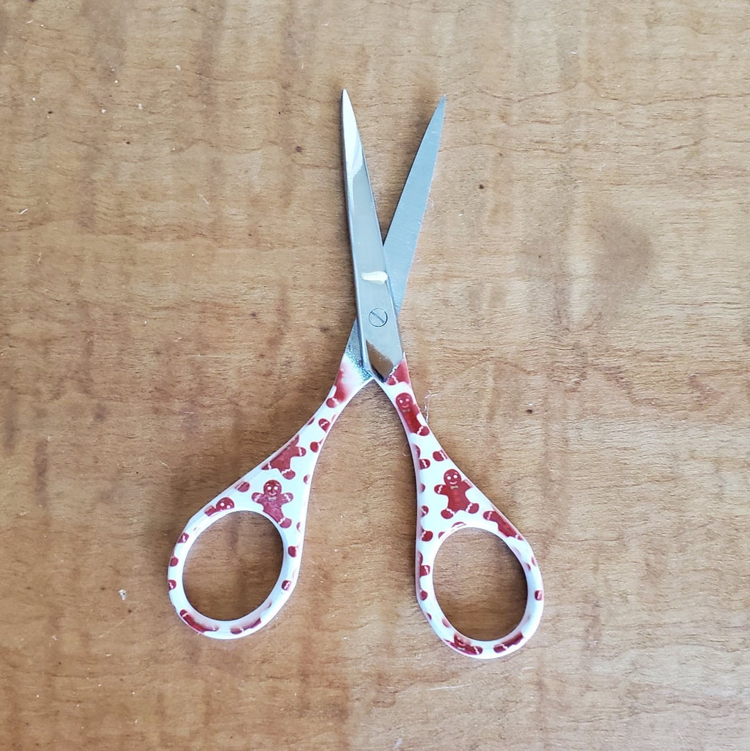 Dinky-dyes, LLC “gingerbread Men Scissors” 3 1/2″ Embroidery Scissors ...