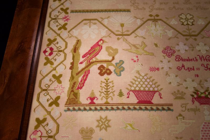 Hands Across the Sea Samplers "elizabeth Weston, Circa 1830" Counted ...