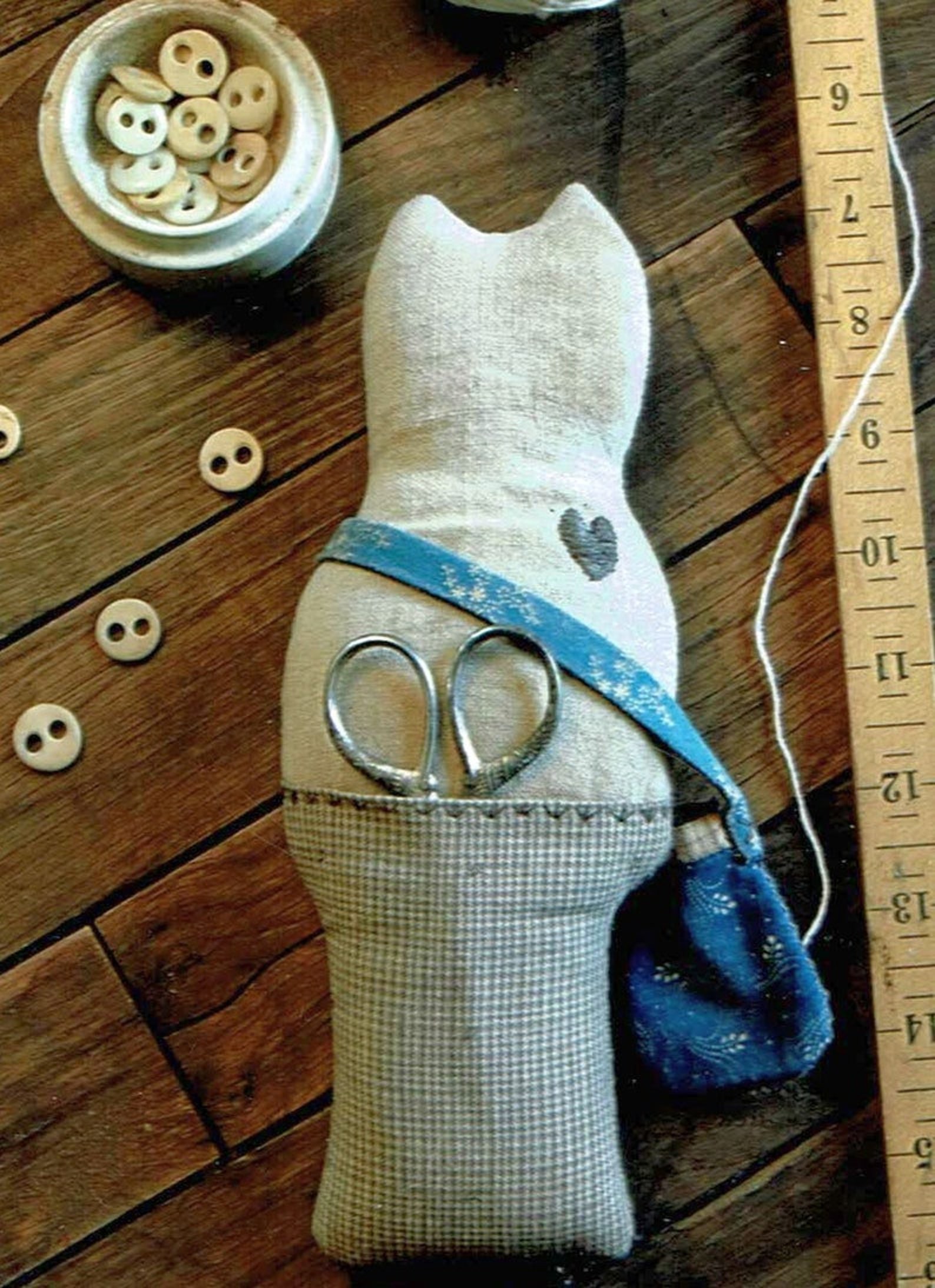 STACY NASH PRIMITIVES "animal Crackers Series - Theodore" Counted Cross ...