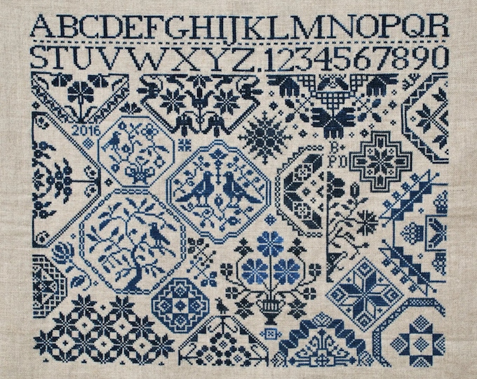 PDF INSTANT Download Quiltify Design quaker ABC 123 Sampler Counted ...