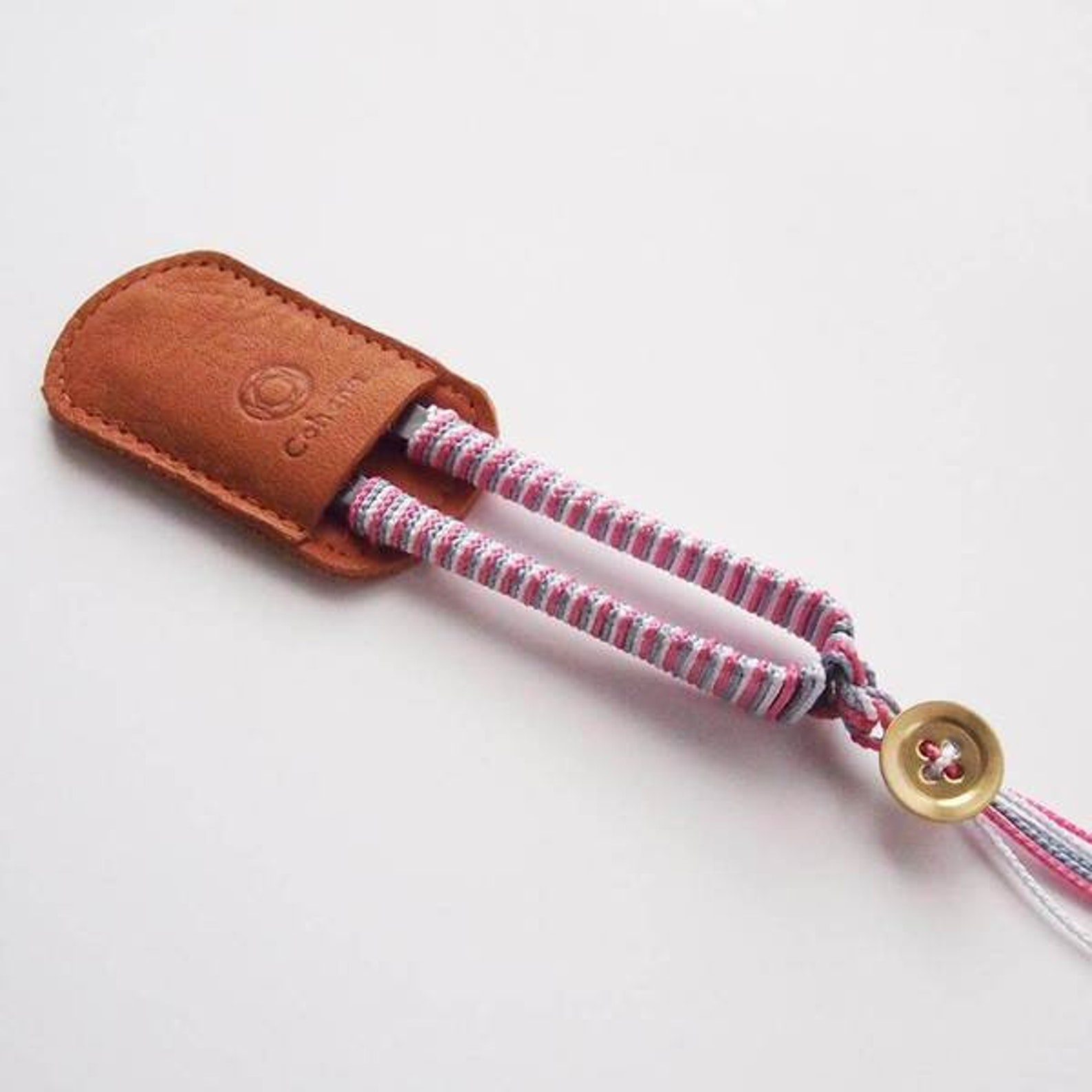 COHANA silk Braid Thread Snips Pink Leather - Etsy