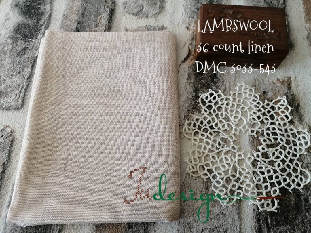 LAMBSWOOL 36 Ct Xjudesigns 36 Count Hand Dyed Linen 100% Linen Cross ...