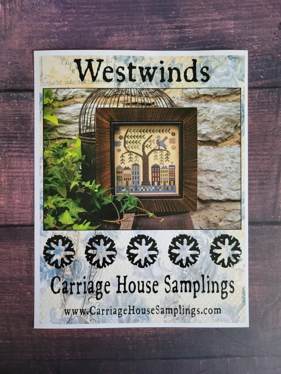 CARRIAGE HOUSE SAMPLINGS "westwinds" • Counted Cross Stitch Pattern ...
