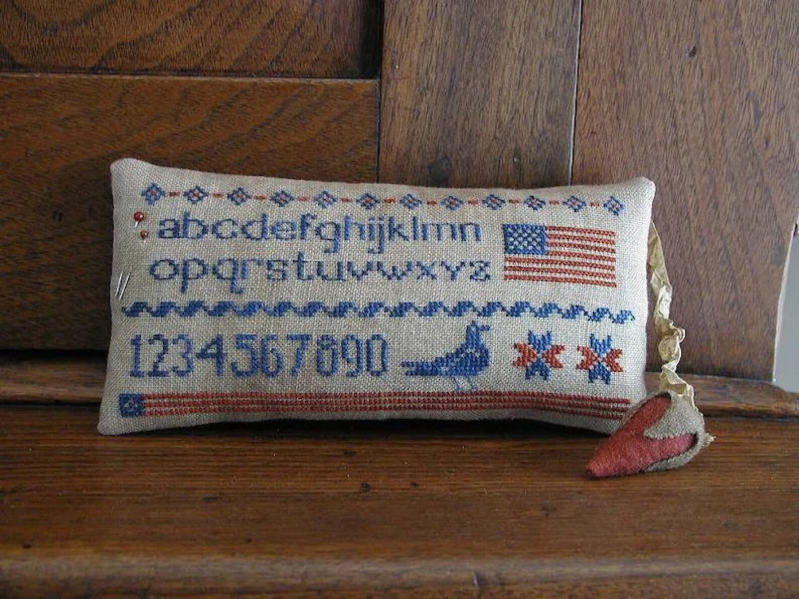 THREADWORK PRIMITIVES • "star Spangled" • Counted Cross Stitch Pattern • Chart • Pinkeep ...