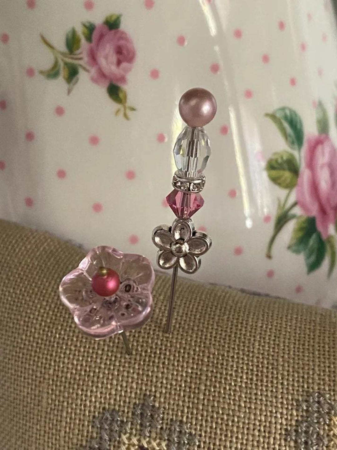 JERSEY GIRL STITCH Co. "strength & Dignity Pin Set" • Decorative Hand ...